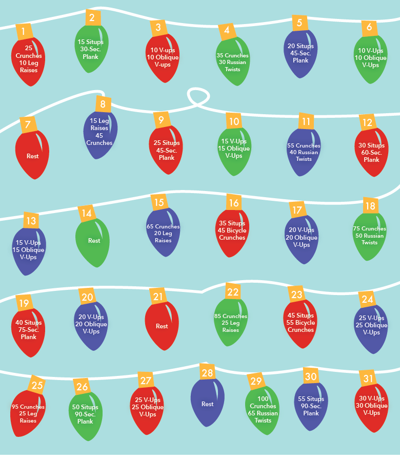Holiday Fitness Challenge – Health Life Magazine